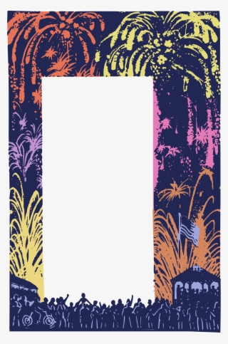 Picture Frames Fireworks Visual Arts Film Frame - Art Paper PNG Image ...