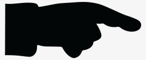 Free Clipart Of A Pointer Finger - Black Pointing Finger Png PNG Image ...