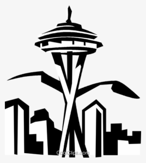 Graphic Transparent Download Seattle Space Needle Silhouette - Space ...