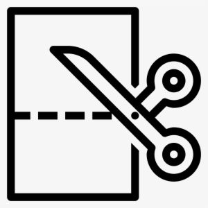 Cut Line Png Graphic Black And White Stock - Cut Paper Icon PNG Image ...