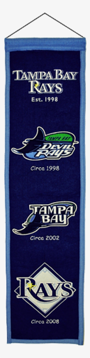 Mlb Tampa Bay Rays Heritage Banner By Winning Streak PNG Image ...
