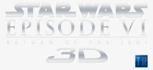 Return Of The Jedi Logo Png - Star Wars Episode Iv A New Hope 3d PNG ...