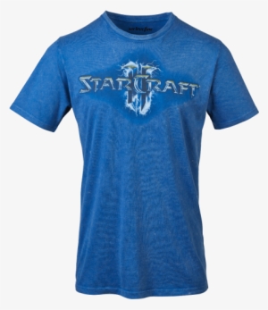 Starcraft Ii Vintage Logo Shirt - Active Shirt PNG Image | Transparent ...