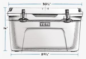 Yeti Tundra 65 Cooler - Yeti 45 Cooler Dimensions PNG Image ...
