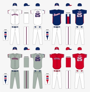 Rangers - Texas Rangers Uniform Concept PNG Image | Transparent PNG ...