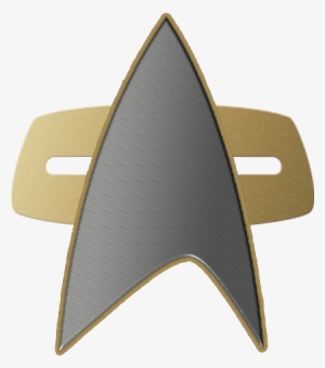 Star Trek Comm Badge Voyager Png Logo - Star Trek Voyager Badge PNG ...