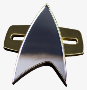 Communicator Badge - Star Trek Voyager Badge PNG Image | Transparent ...