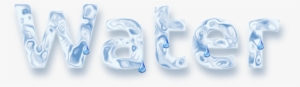 Water - Water Word Art Png PNG Image | Transparent PNG Free Download on ...