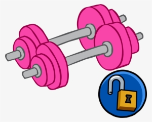 Dumbbells Clipart Cute - Pink Weights Clipart PNG Image | Transparent ...