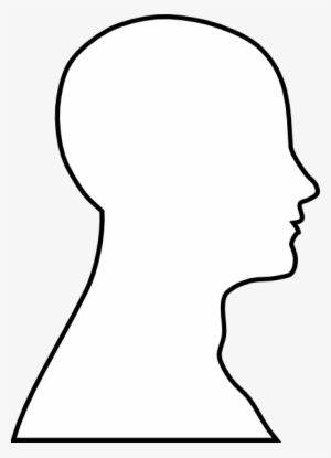Picture Freeuse Stock Clip Art At Clker Com Vector - Head Outline PNG ...