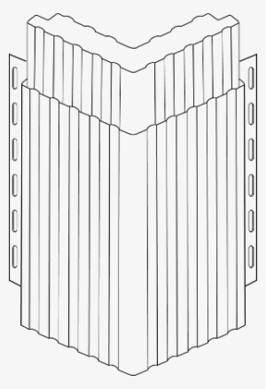 Fluted Corner Post - Line Art PNG Image | Transparent PNG Free Download ...