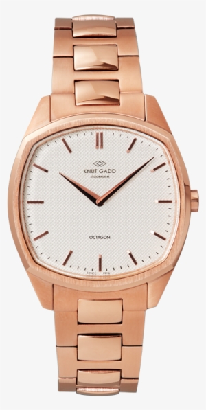 Octagon / Rose Gold / White - Fossil Q Smartwatch Ladies PNG Image ...