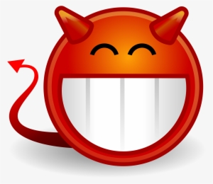 Open - Devil Grin Emoji PNG Image | Transparent PNG Free Download on ...