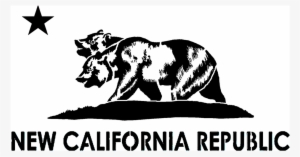 Stencil Of The New California Republic Flag By Deathbysafety ...