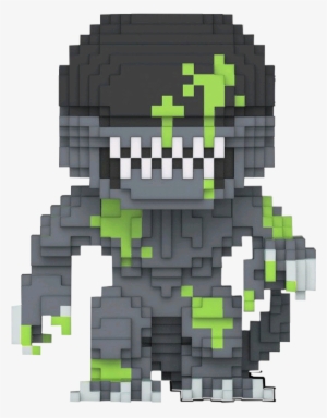 This 8-bit Previews Exclusive Blood Splatter Xenomorph - Funko 8 Bit ...