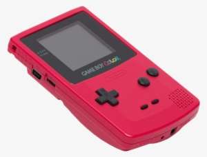 Nintendo Game Boy Color - Nintendo Gameboy Color Pink PNG Image ...