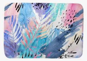 Artistic Watercolor Seamless Pattern - Watercolor Painting PNG Image ...
