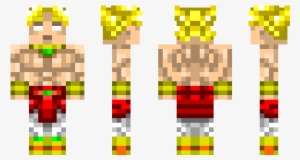 Minecraft Skin Broly - Minecraft PNG Image | Transparent PNG Free ...