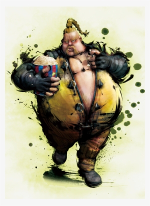 Rufus Street Fighter 4 PNG Image | Transparent PNG Free Download on SeekPNG