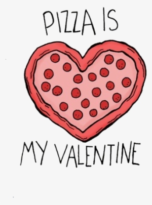 Pizza, Valentine, And Love Image - Happy Valentines Day Pizza PNG Image ...