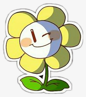 Undertale Undertaleflowey Flowey Flower Angry Mad Creep - Flowey PNG ...