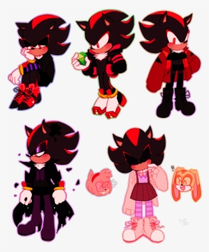 Shadow Is Fashionable, Too - Sonic The Hedgehog Outfits PNG Image ...
