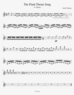 The Flash Tv Theme 2014 Sheet Music For Piano Musescore - Ai De Gong ...