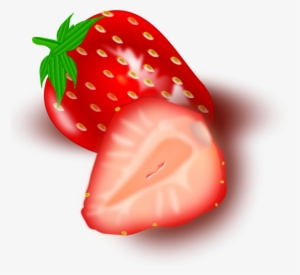 1 - Strawberry Slice Vector PNG Image | Transparent PNG Free Download ...