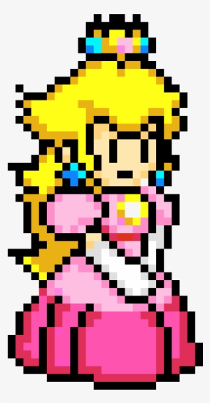 Princess Peach - Princesa Peach Pixel Art PNG Image | Transparent PNG ...