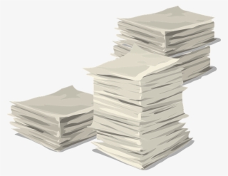 Cartoon Stack Of Paper
