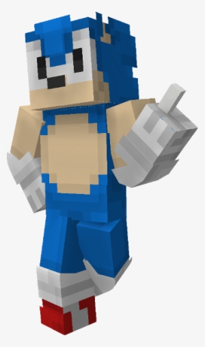 Undefined - Minecraft Sonic Skin Png PNG Image | Transparent PNG Free ...