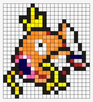 Pokemon Logo Bead Pattern - Perler Beads Pokemon Logo PNG Image ...