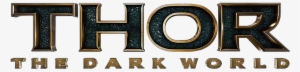Title Logo By Dinesh - Thor The Dark World Title PNG Image ...