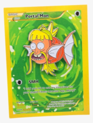 Magikarp/dofus Rick Rick And Morty - Enamel Pins Fitness PNG Image ...