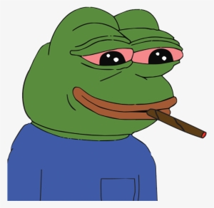 Stoned Pepe - Pepe The Frog Blunt PNG Image | Transparent PNG Free ...
