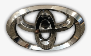 Custom Polished Stainless Steel Toyota Logo - Emblem PNG Image ...