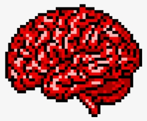 Brain In A Jar By Ilove-undertale - Pixel Art Pixel Shrimp PNG Image ...