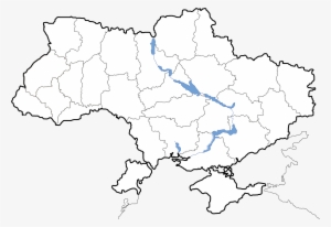 Map Of Ukraine Political Simple Blank - Ukraine Map File PNG Image ...