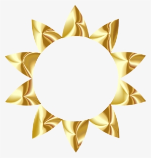 Prismatic Sun Line Art 3 No Background Clip Art Royalty - Gold Sun No ...