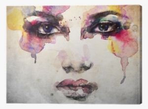 Woman Portrait - Female Portrait Abstract PNG Image | Transparent PNG ...