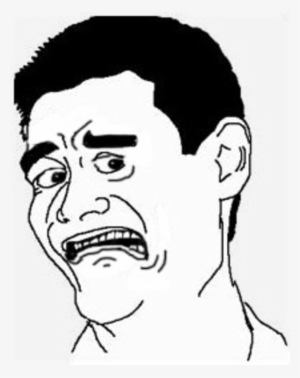 Yao Ming Face Ew - Troll Face Meme PNG Image | Transparent PNG Free ...