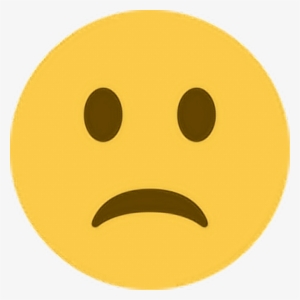 Download Tsk Frown Unhappy Sad Upset Emoji Emoticon Face Express ...