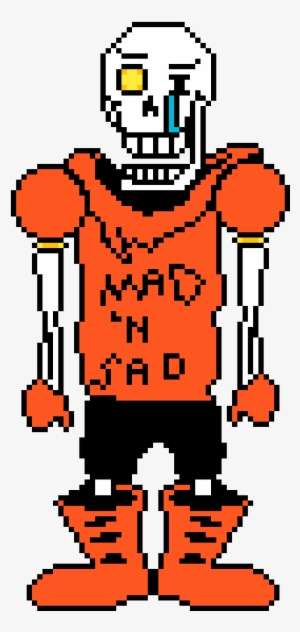 Swapped Up Papyrus Sprite - User PNG Image | Transparent PNG Free ...