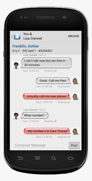 2c - Android - Franklin - Message - Thread - Message Thread On Mobile ...