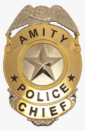 Best Pictures Of Police Badges Amity Police Chief Shield - Jaws Police ...