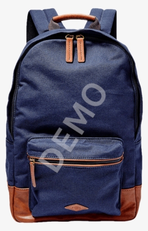 Bag Demo Slide - Fossil Estate Backpack - Navy PNG Image | Transparent ...