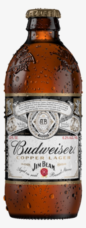 Budweiser Copper Lager - Budweiser With Jim Beam PNG Image ...