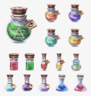 Potions By Simkaye - Deviantart PNG Image | Transparent PNG Free ...