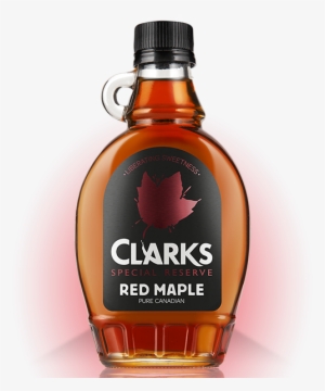 Special Reserve Red Maple Syrup Front - Clarks Pure Red Maple Syrup PNG ...