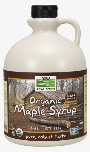 Maple Syrup, Organic Grade A Dark Color - Now Foods Maple Syrup ...